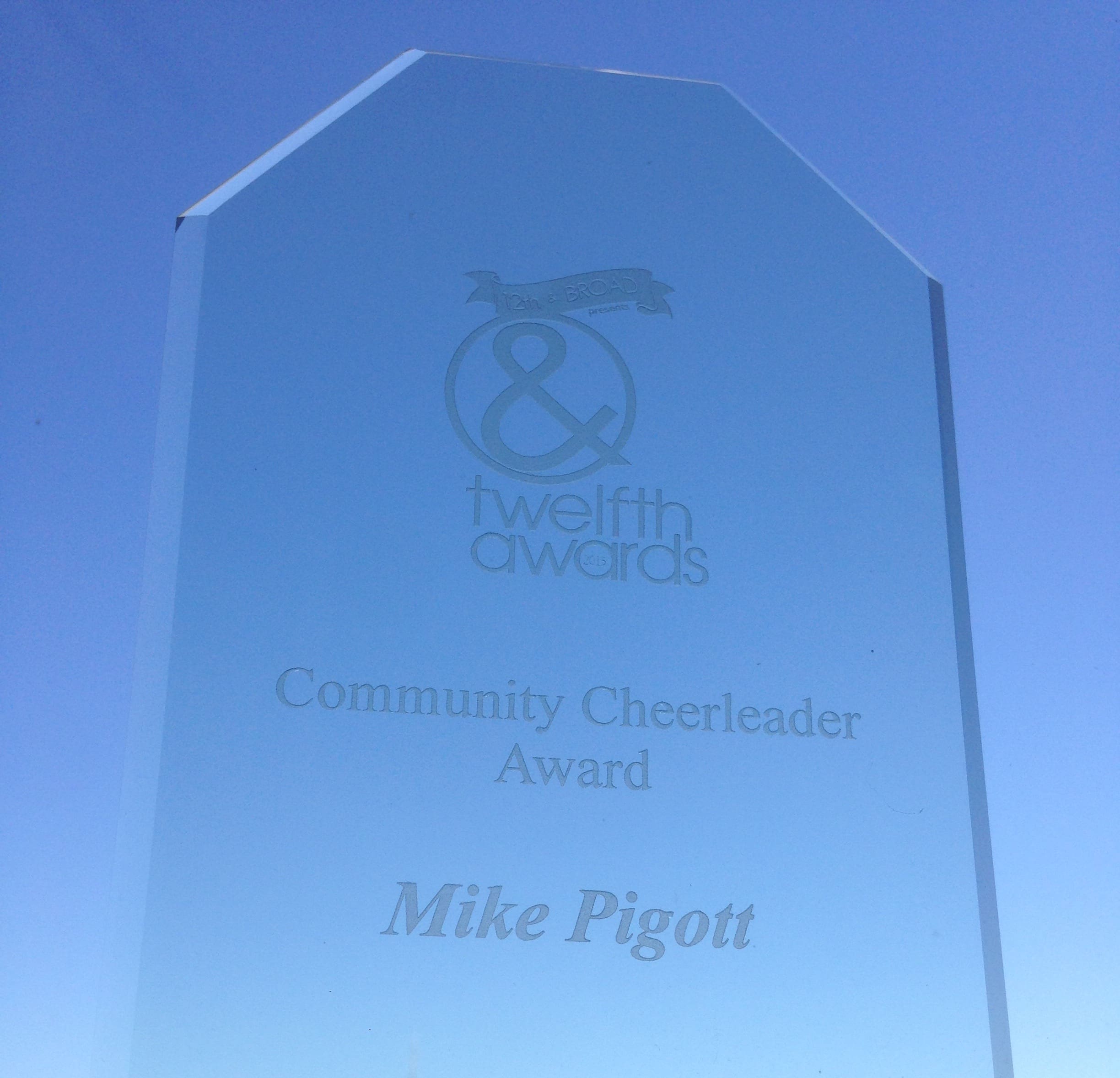 12th Awards: Mike Pigott wins for Community Cheerleader - MP&F ...